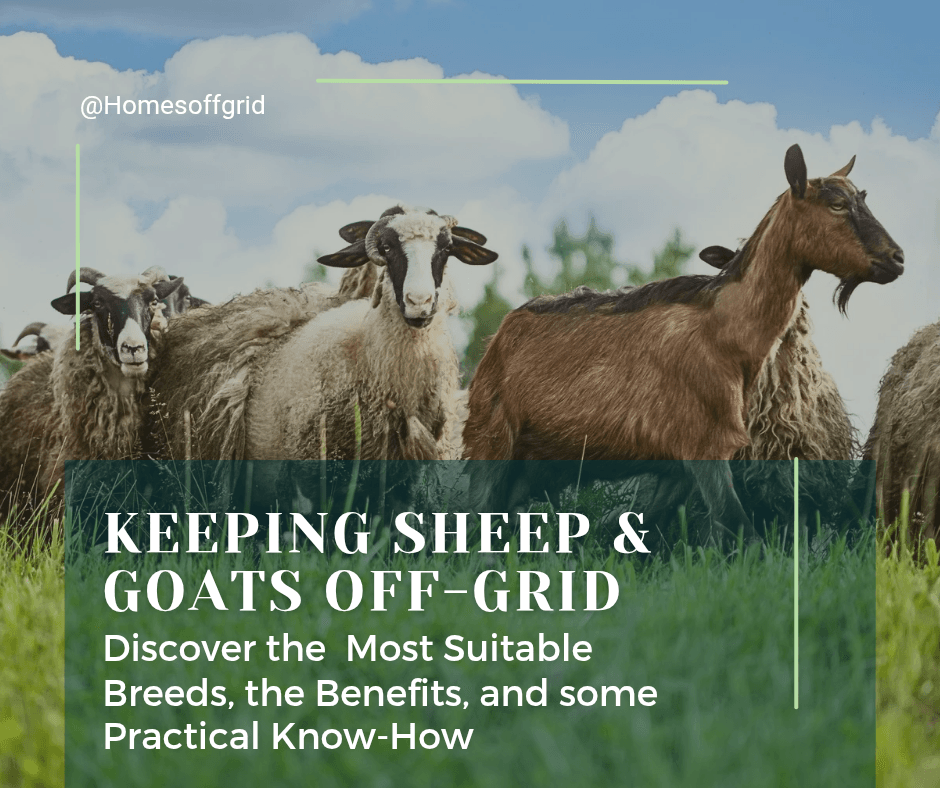Keeping Sheep and Goats Off-Grid - Homes Off Grid